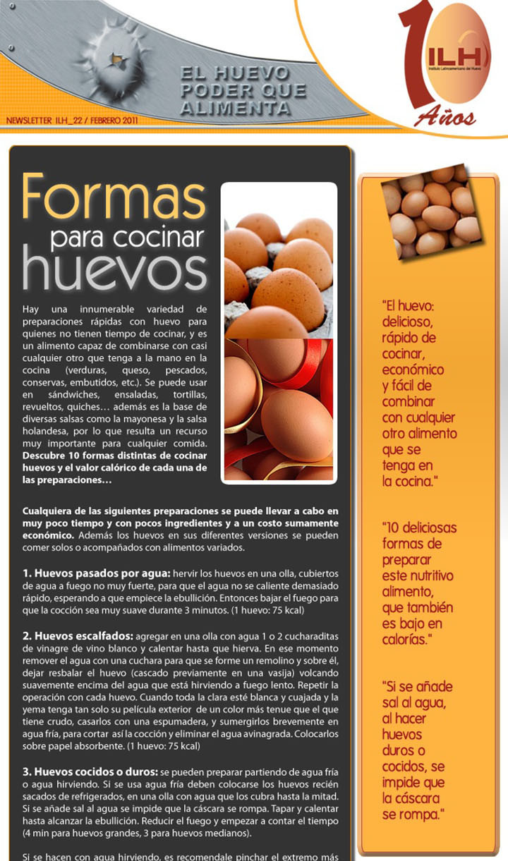 10 formas de cocinar los huevos y sus calorías | Infografías y Remedios