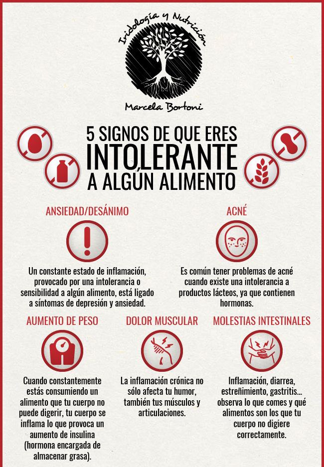 ¿Cómo saber si tienes intolerancia a los alimentos? | Infografías y ...